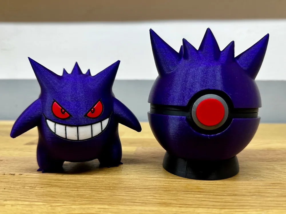 Gengar Ball - Pokemon - Pokeball Functional by Torikami MakerWorld ...