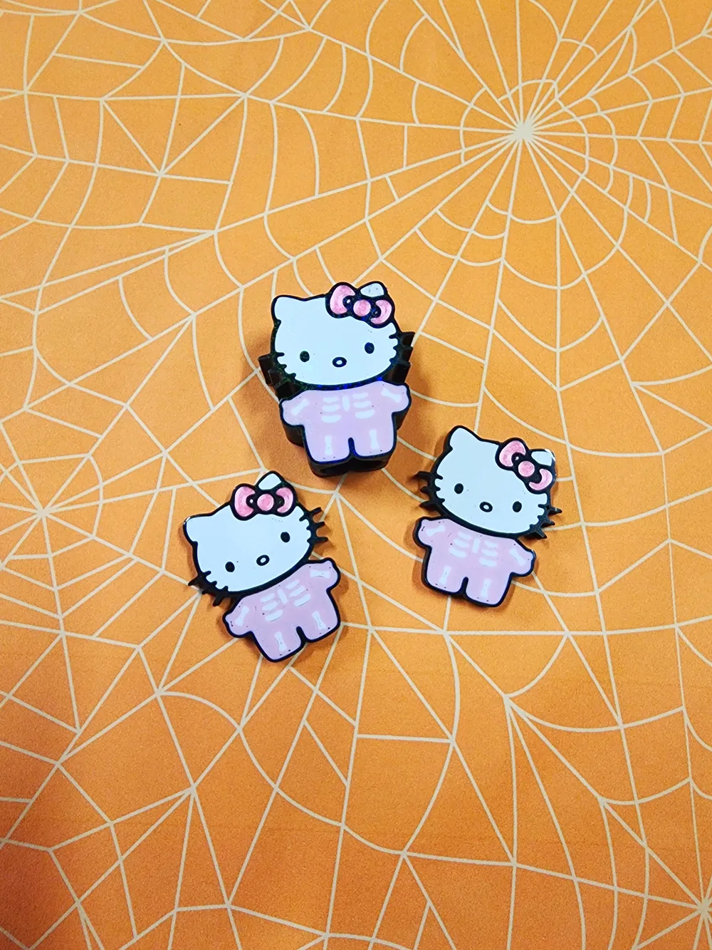 Skele Hello Kitty Magnet & Strawtopper by Cosmo Moore MakerWorld ...
