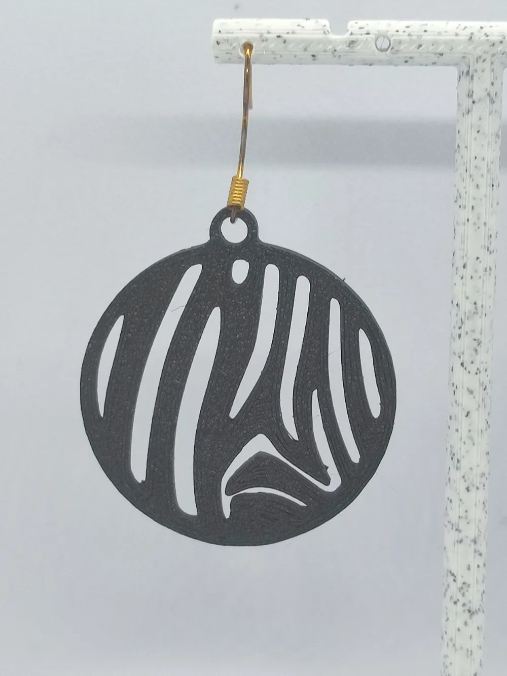 Wild Zebra Earrings by Layered Art 3D MakerWorld: Download Free 3D Models