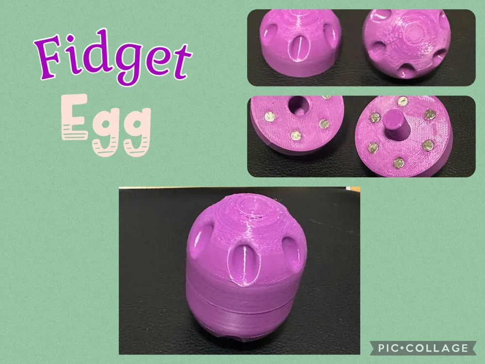 Calming Fidget Egg by JAV-3D - MakerWorld