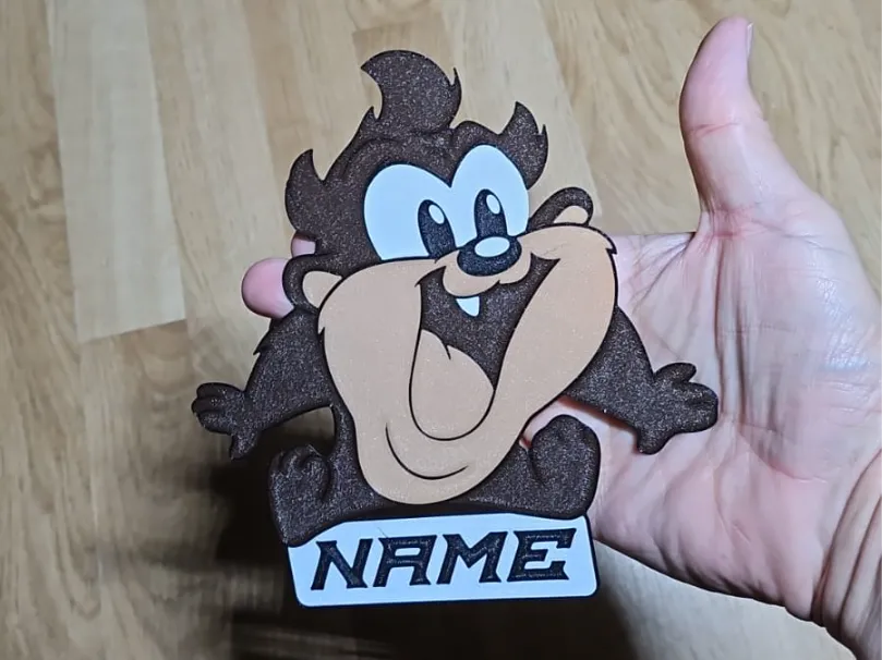 baby taz - Tasmania - baby Looney - your name by davinchi20 - MakerWorld