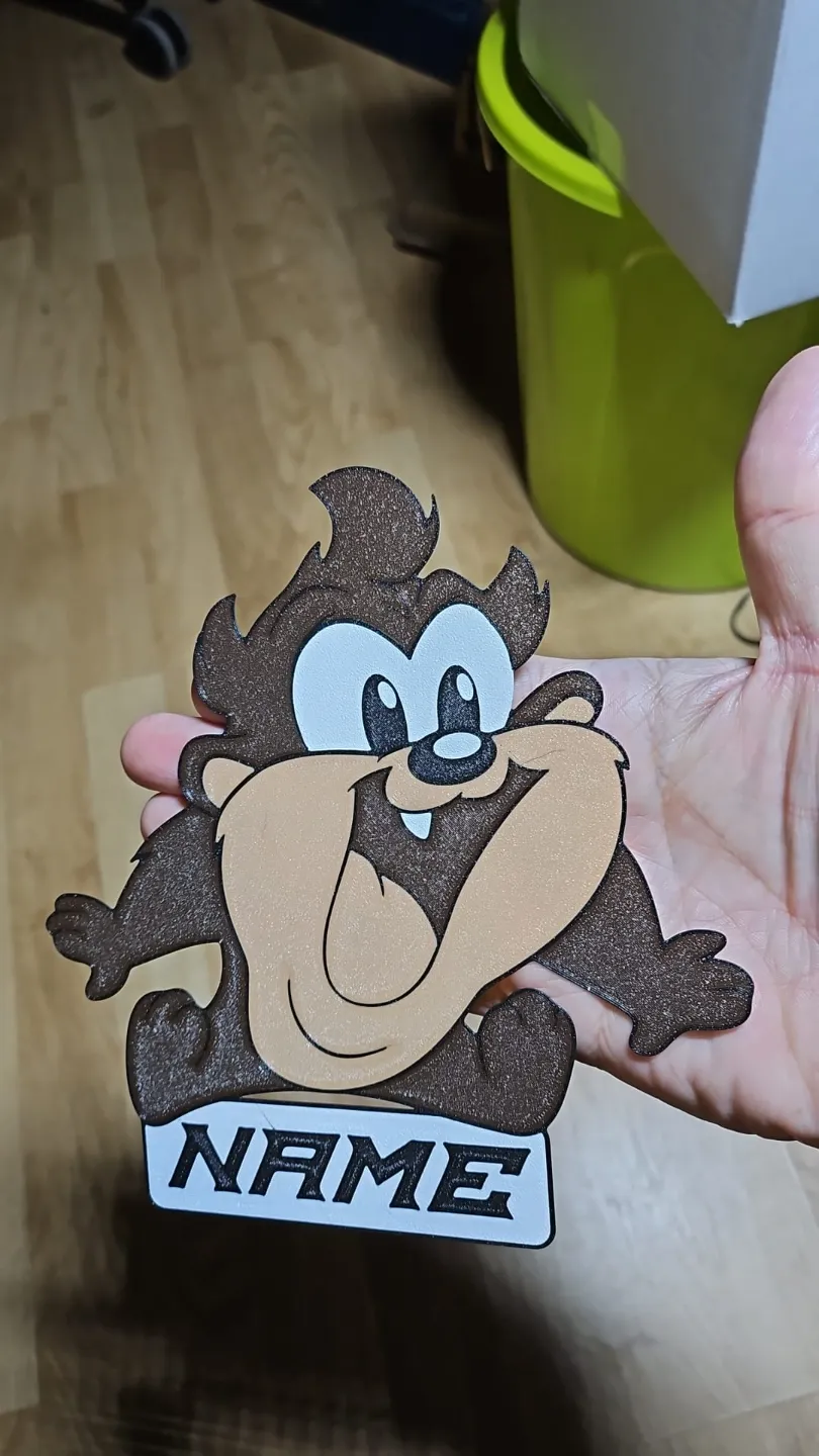 baby taz - Tasmania - baby Looney - your name by davinchi20 - MakerWorld