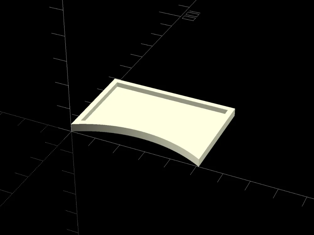 CURVED EDGE TUBE WITH FLOOR - Free 3D Print Model - MakerWorld