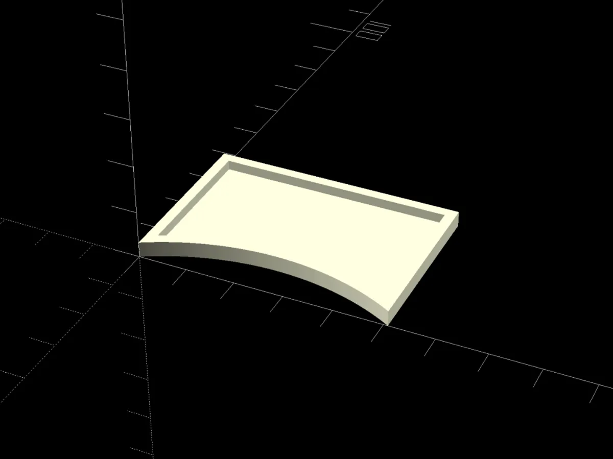 CURVED EDGE TUBE WITH FLOOR - Free 3D Print Model - MakerWorld