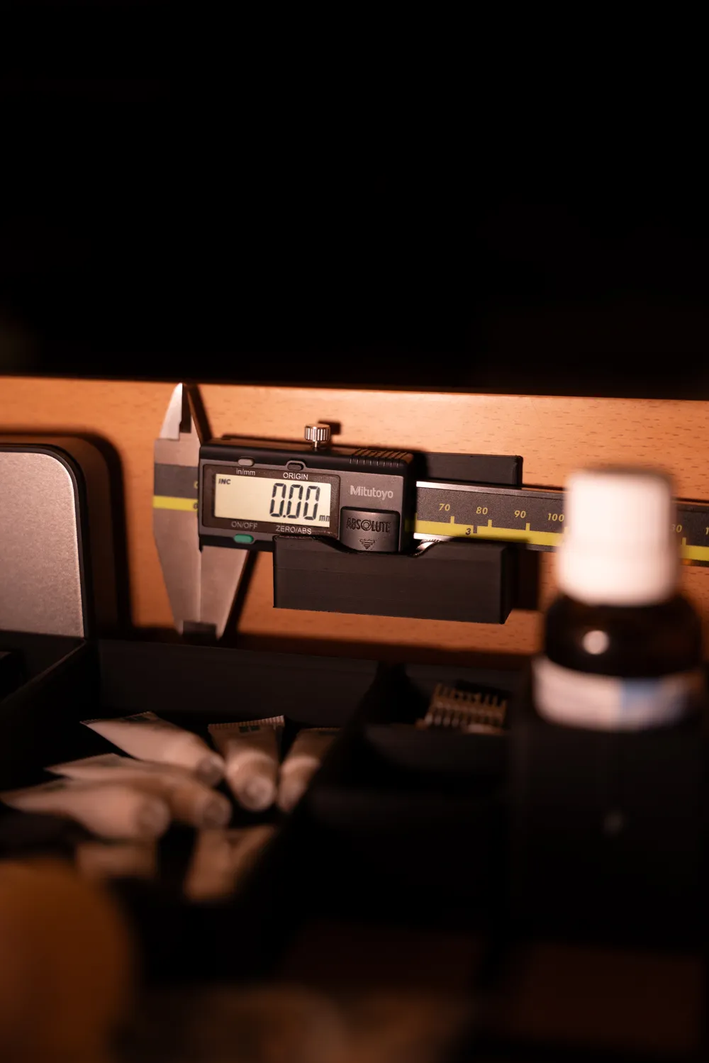 Mitutoyo 500 Digital Caliper Holder/Organizer - Free 3D Print Model ...