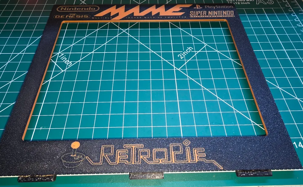 Custom Bartop Arcade Front Bezel Remixed by Festo702 - MakerWorld