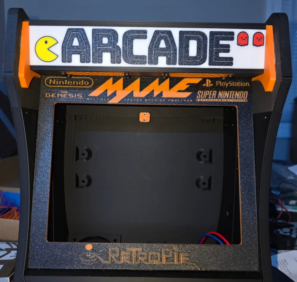 Custom Bartop Arcade Front Bezel Remixed by Festo702 - MakerWorld