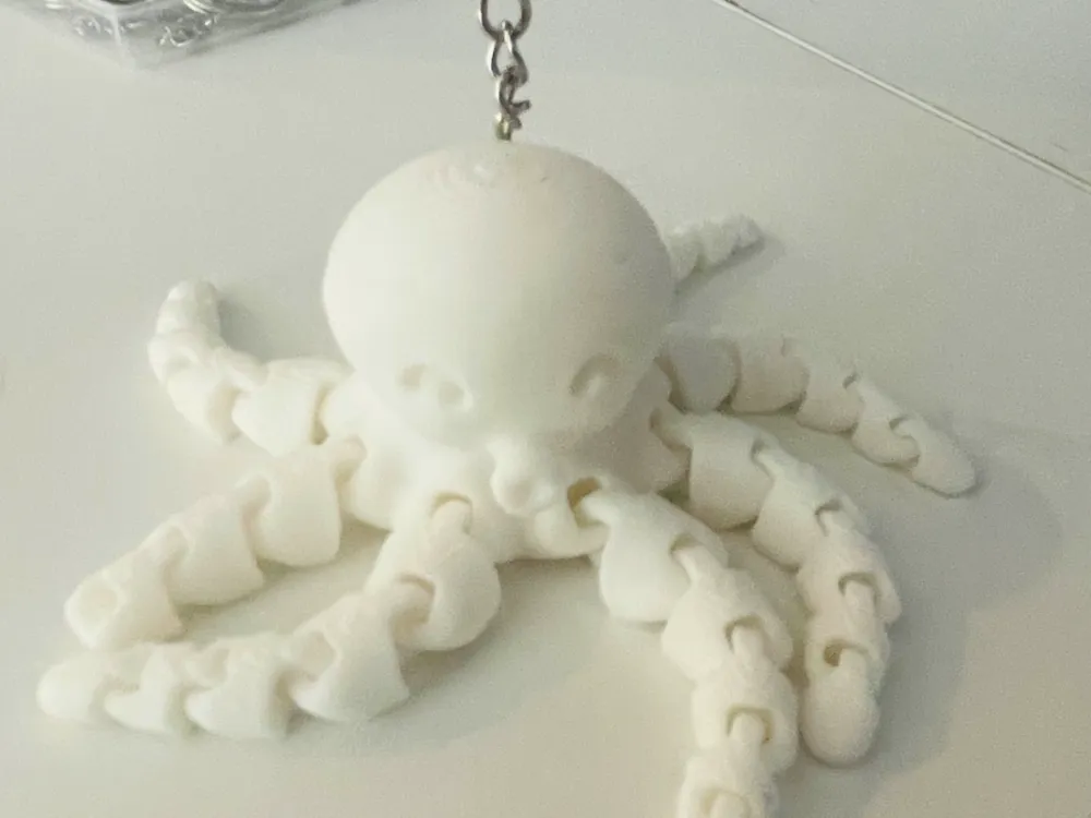 Octopus Keychain - Free 3D Print Model - MakerWorld