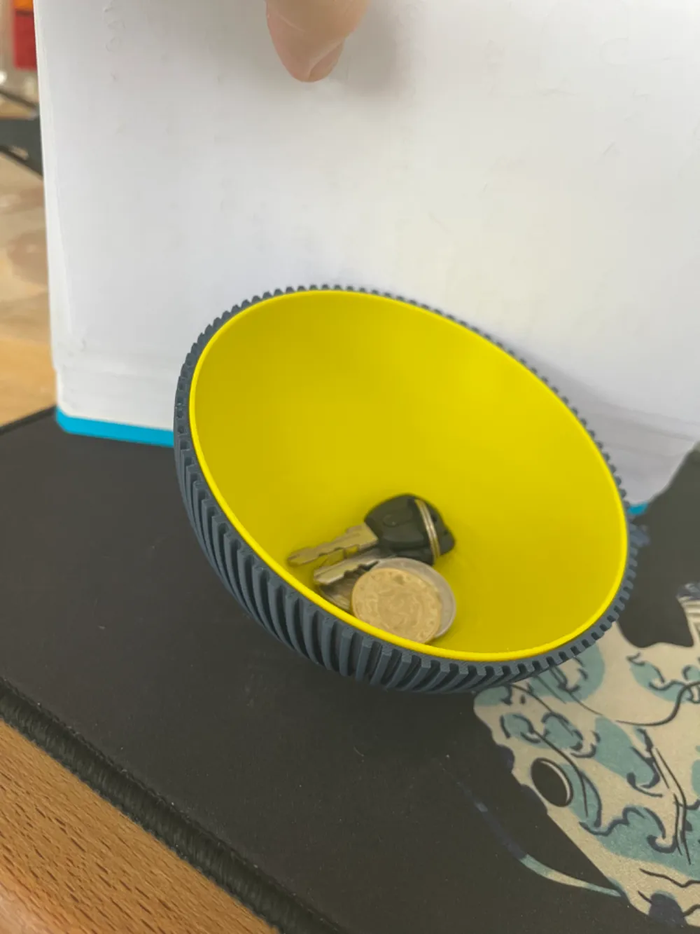 Key Bowl - Grooved Design [Updated with Inlay] by ricktap - MakerWorld