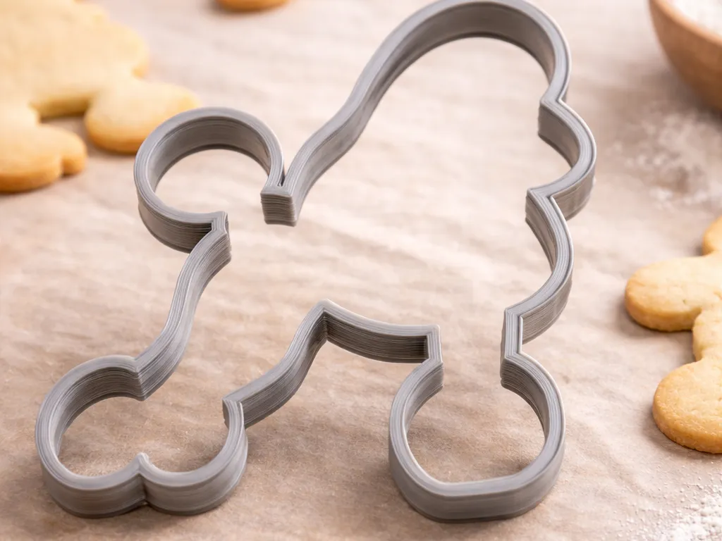 poodle cookie cutter - Free 3D Print Model - MakerWorld