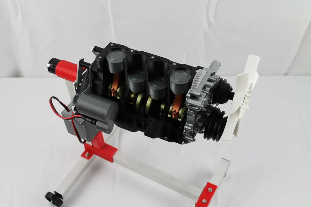 Toyota 4 cylinder engine 22RE: Working Model Remixed by Bweber MakerWorld: Download Free 3D Models