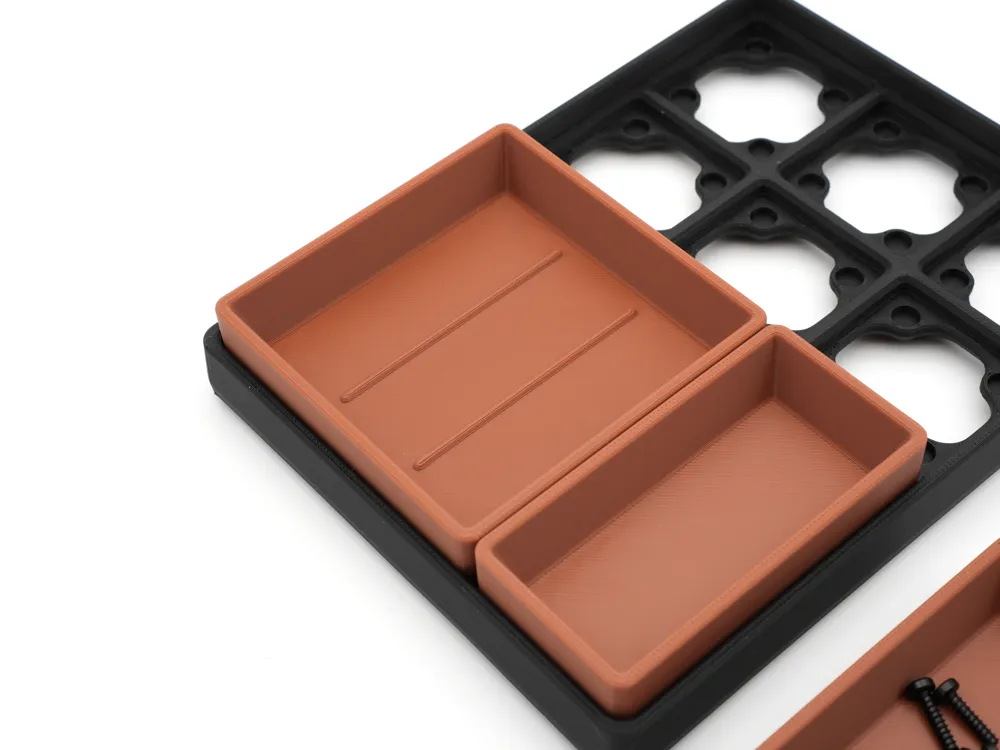 Gridfinity Desktop - Small Parts Trays by KYZ Design MakerWorld ...