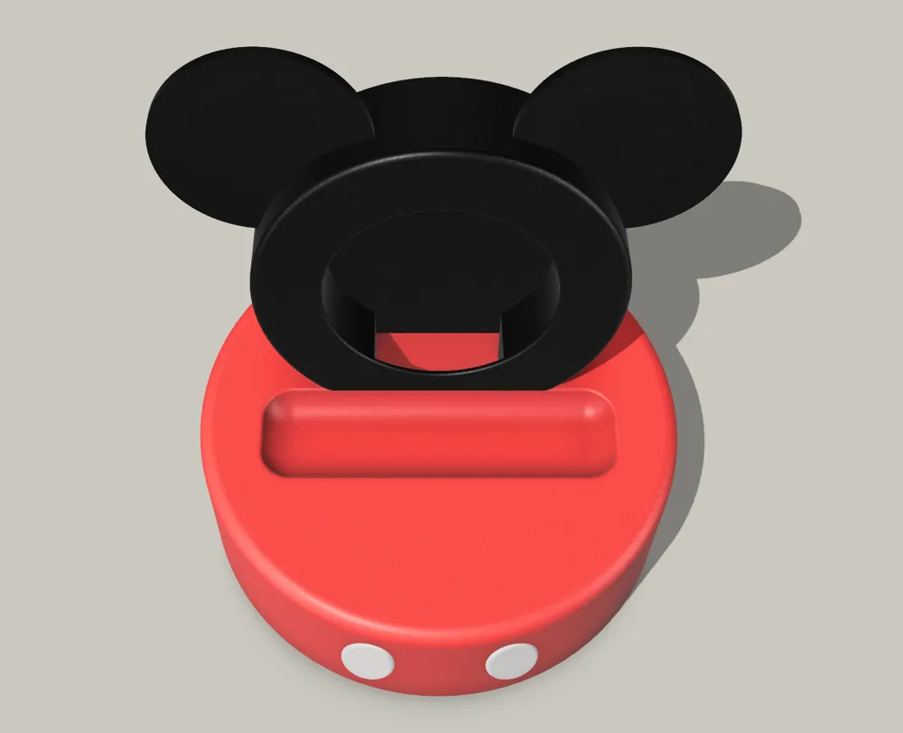Mickey Mouse Apple Watch Dock by Contrat - MakerWorld