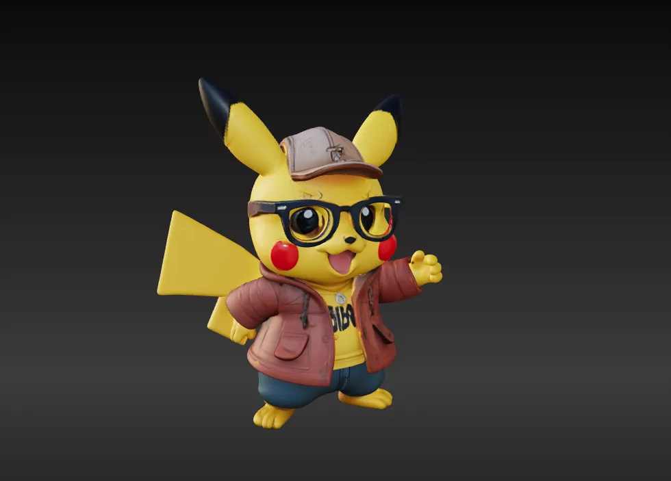 Pikachu Urban Style 3D Figurine - Urban Edition by Neoflix3d MakerWorld ...