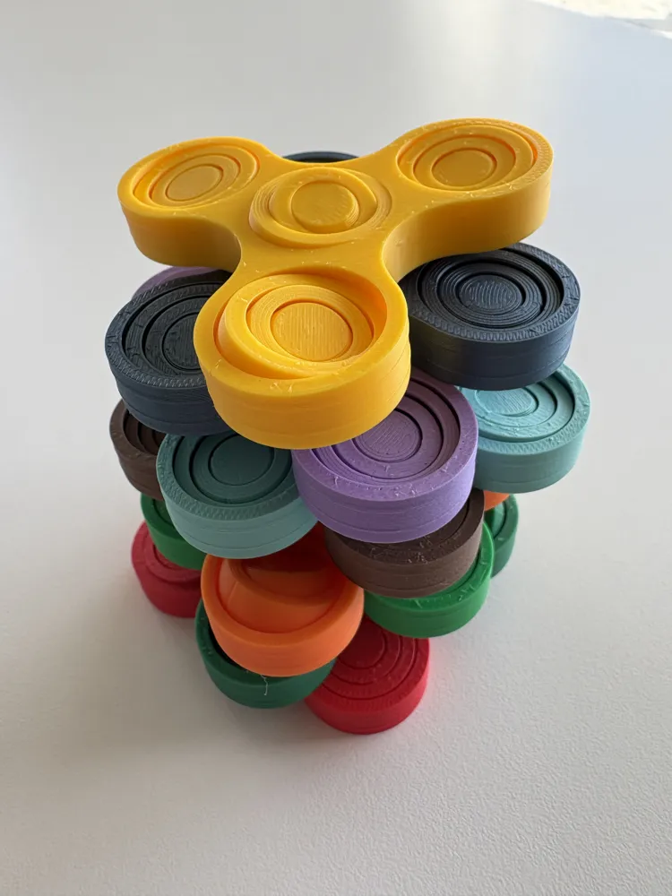 Fidget spinner with gyroscopes by lasse1999 MakerWorld: Download Free ...