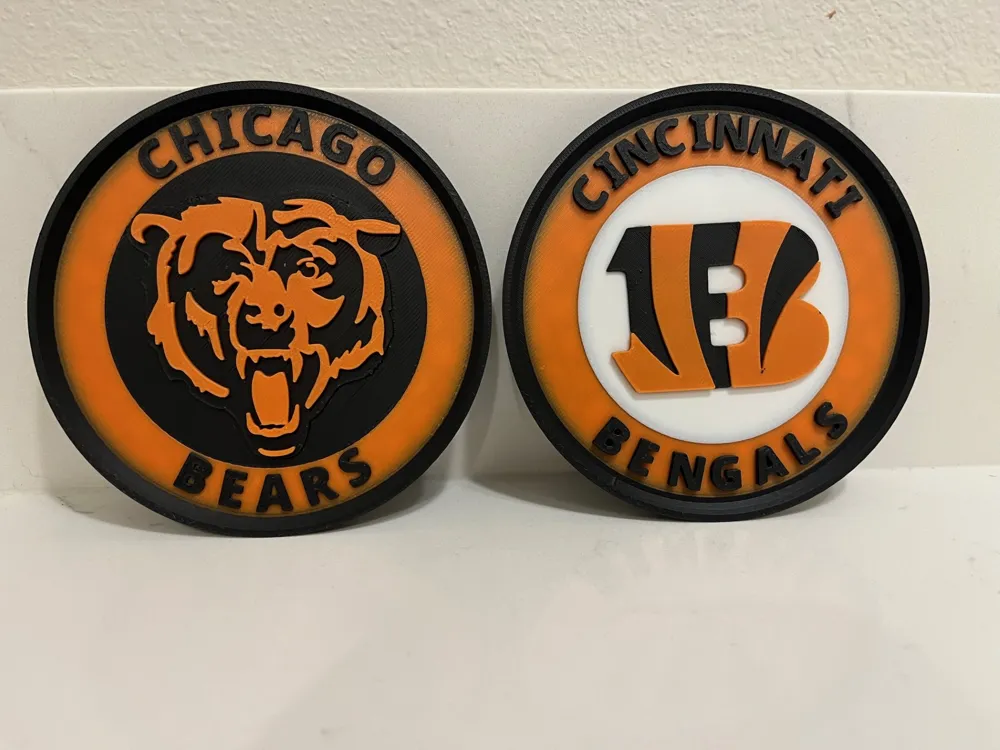3D Stackable NFL Coasters - Free 3D Print Model - MakerWorld