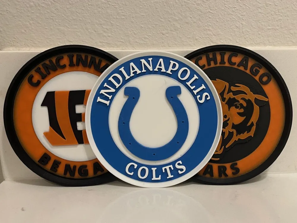 3D Stackable NFL Coasters - Free 3D Print Model - MakerWorld