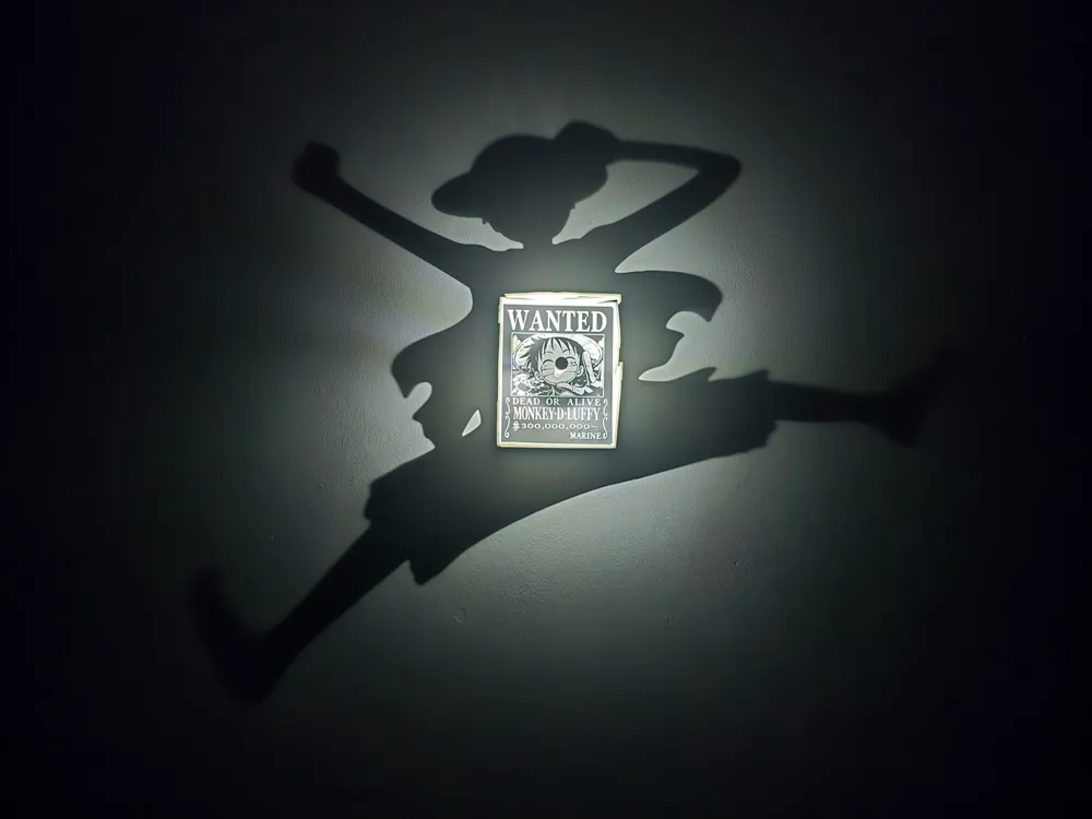 Luffy Campana Dorada de Shandora - shadow lamp - Free 3D Print Model ...