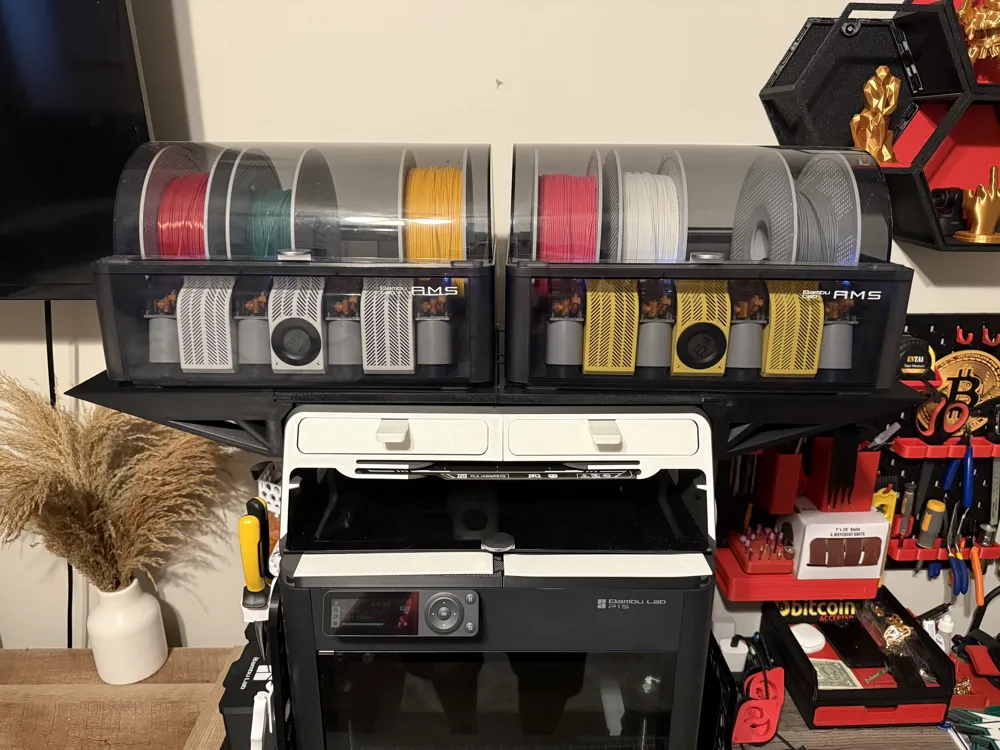 Dual AMS Extension for P1S Riser V2 by BucdUp MakerWorld: Download Free ...