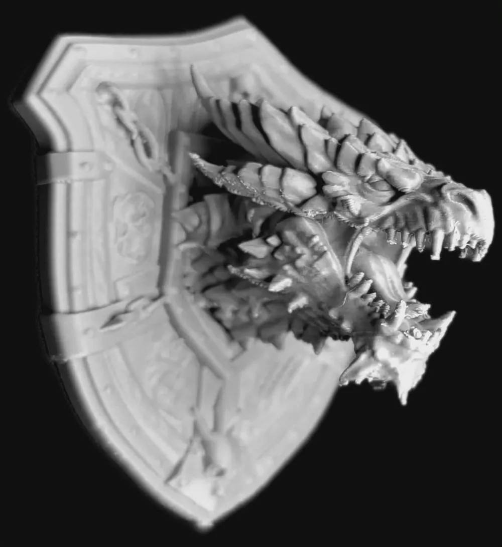 White Dragon Trophy | Magnetic - Free 3D Print Model - MakerWorld