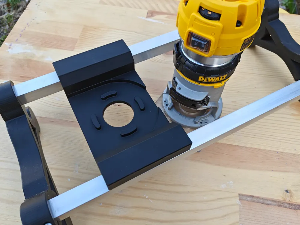 Dewalt DWP611 Trim Router Slab Flattening Jig Itnl by Tim Nummy ...
