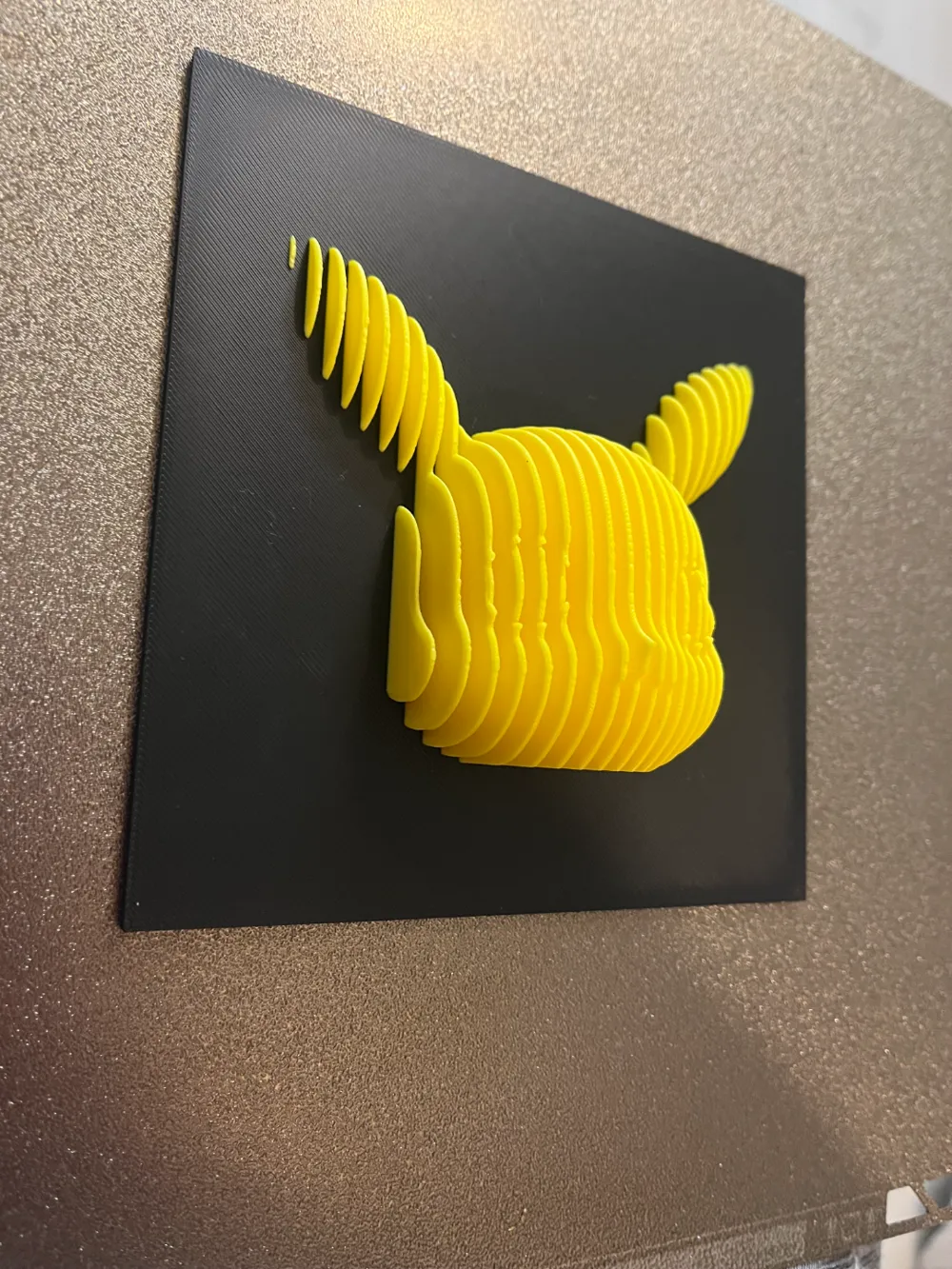 Pikachu layered sculpture by Morganja MakerWorld: Download Free 3D Models