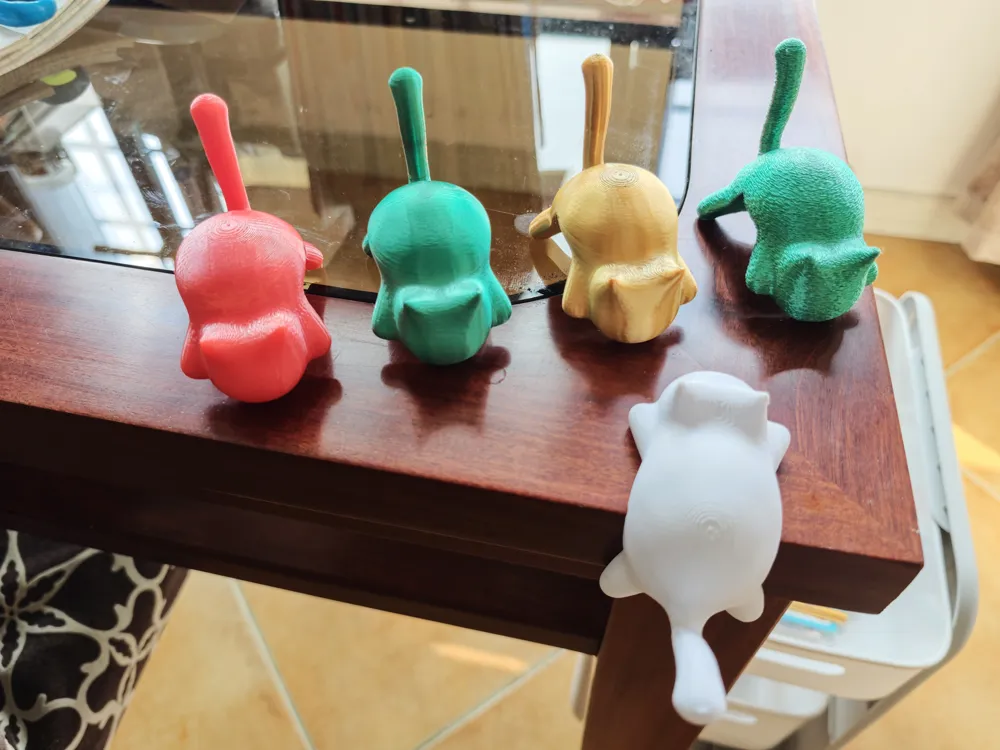 Hook desk hook cat desk hook by little tree MakerWorld: Download Free ...