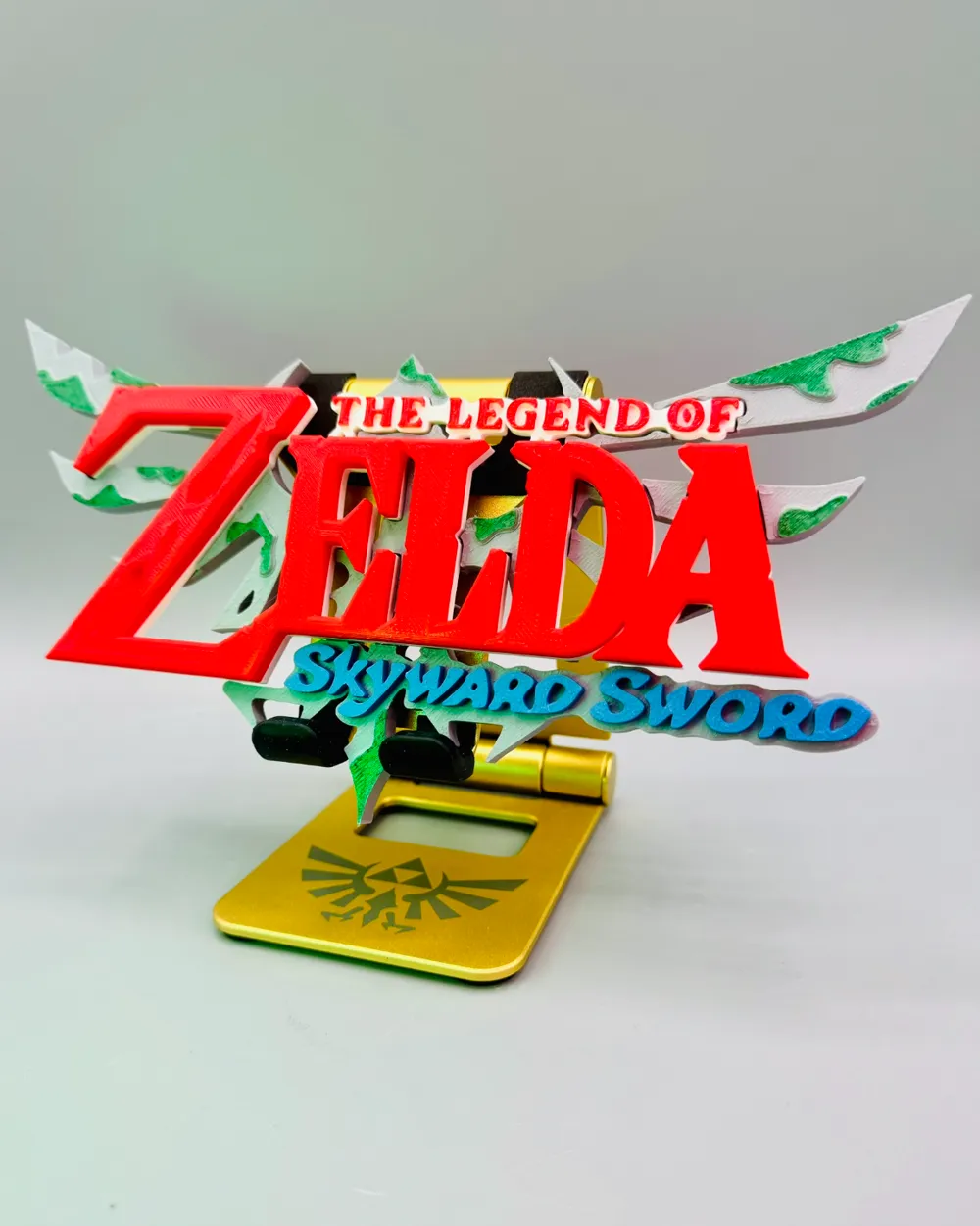Zelda Skyward Sword Logo Display Stand by Hylijan - MakerWorld