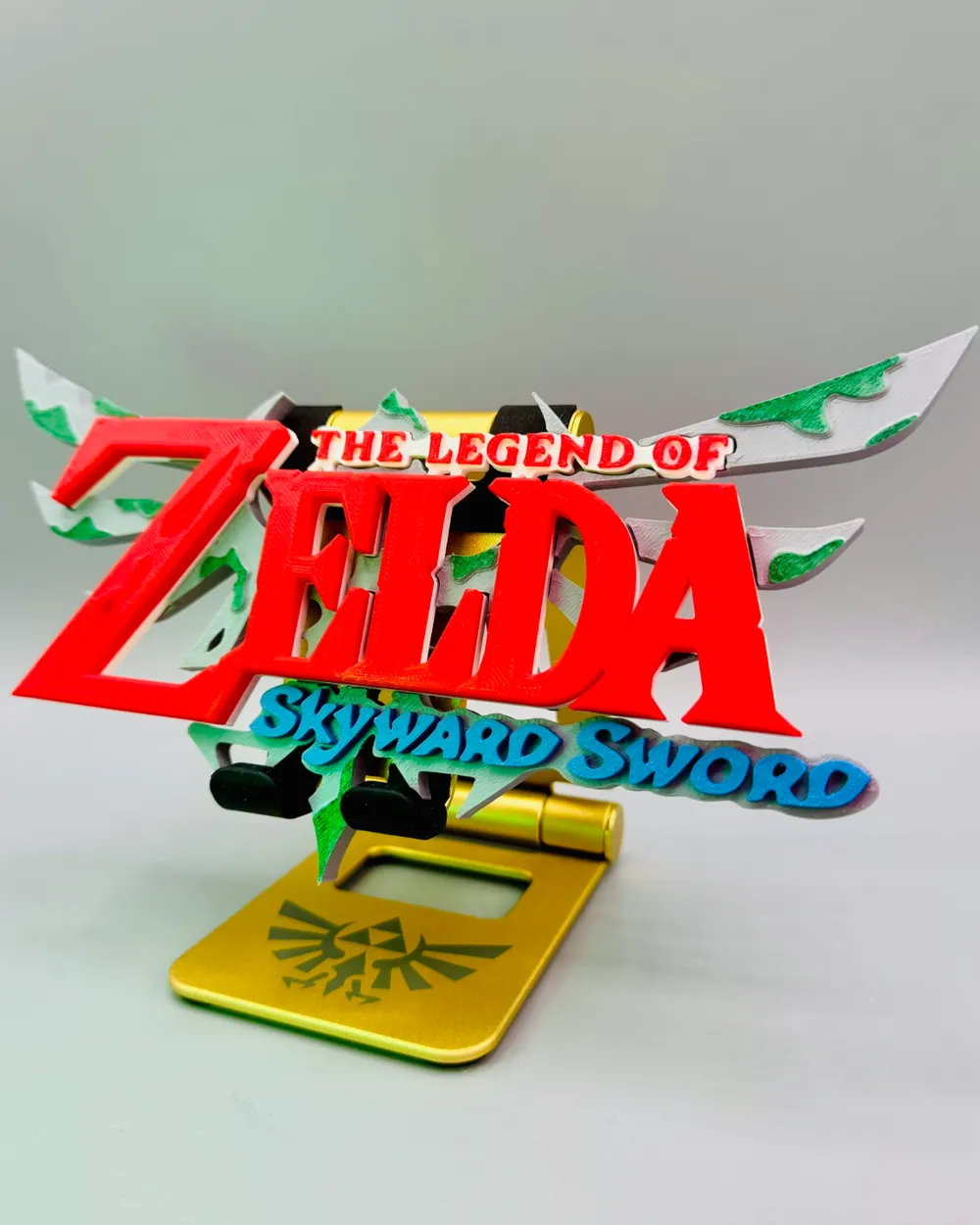 Zelda Skyward Sword Logo Display Stand by Hylijan - MakerWorld