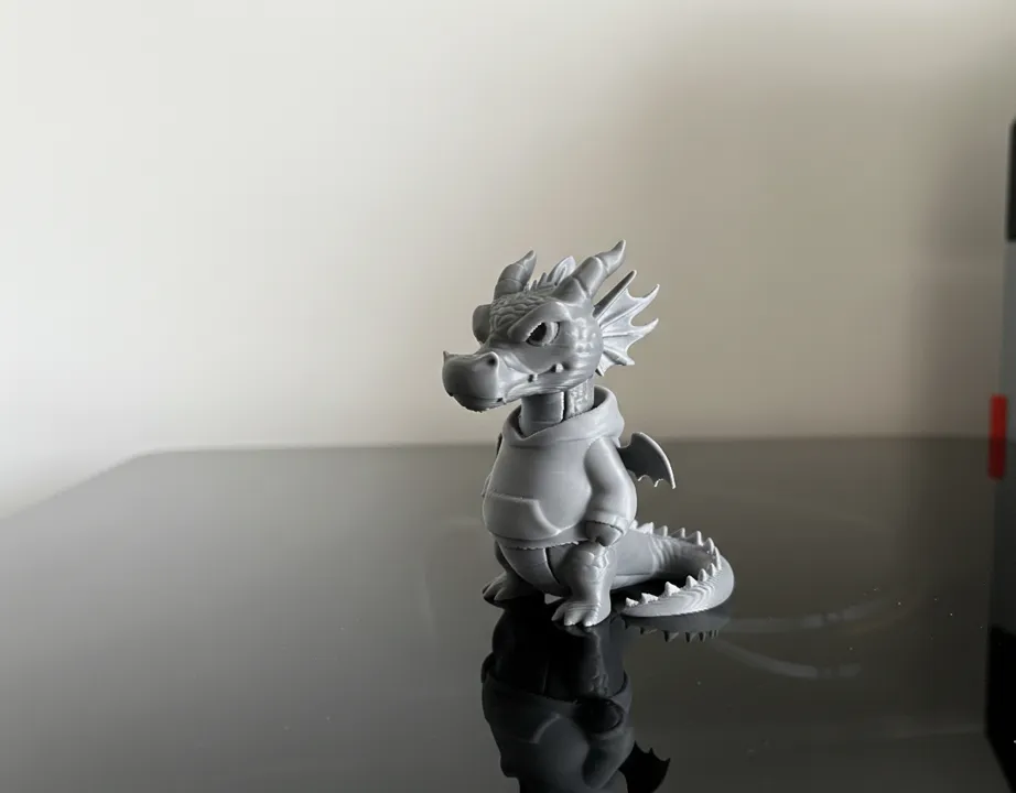Hoodie Dragon – Urban Guardian - Style 2 - Free 3D Print Model - MakerWorld