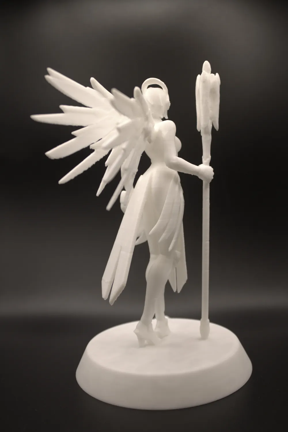 Mercy from overwatch with base by Djboo2004 MakerWorld: Download Free ...