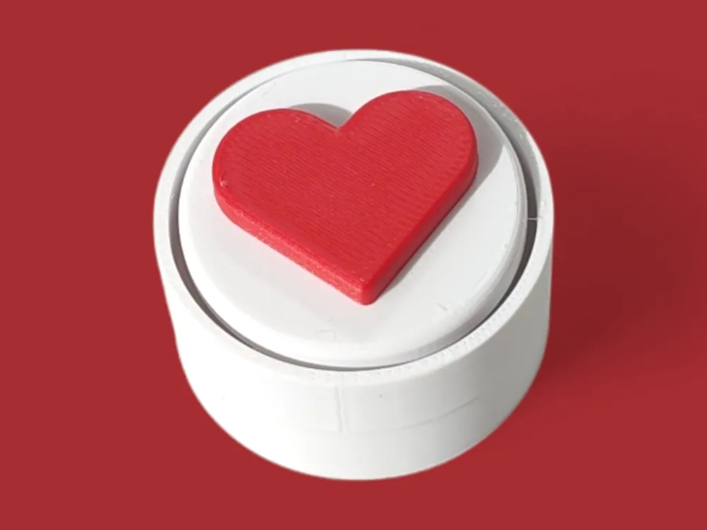 Heart Clicker - Valentine’s Day Special - Free 3D Print Model - MakerWorld