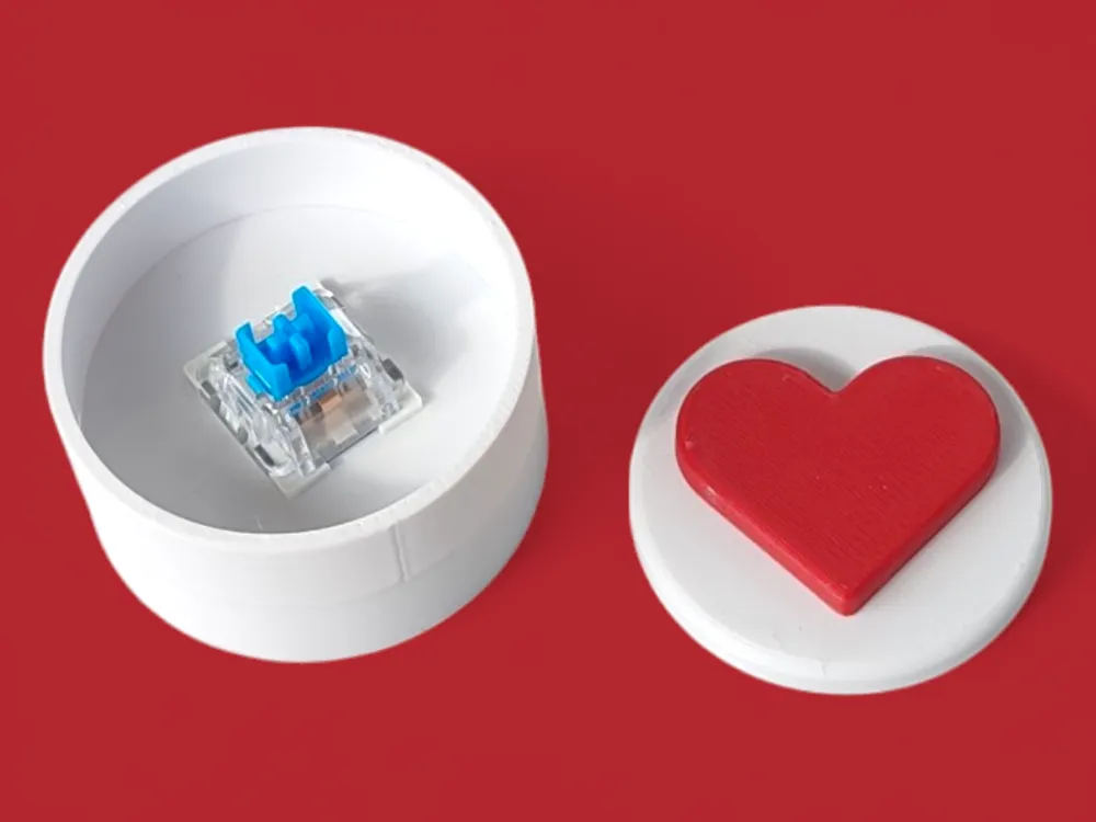 Heart Clicker - Valentine’s Day Special - Free 3D Print Model - MakerWorld