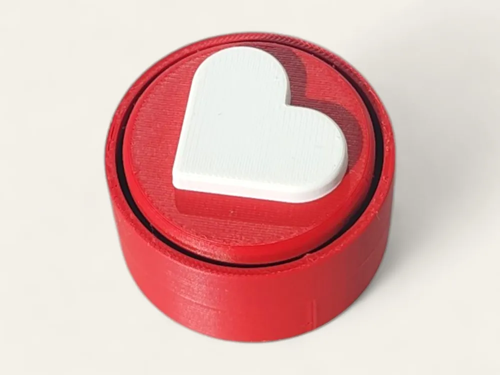 Heart Clicker - Valentine’s Day Special - Free 3D Print Model - MakerWorld