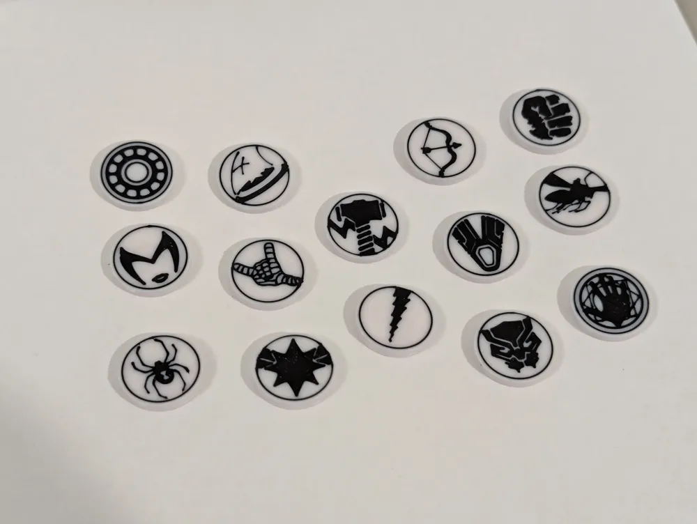 Avengers Hero Activation Tokens |Marvel Champions| by MrThous ...