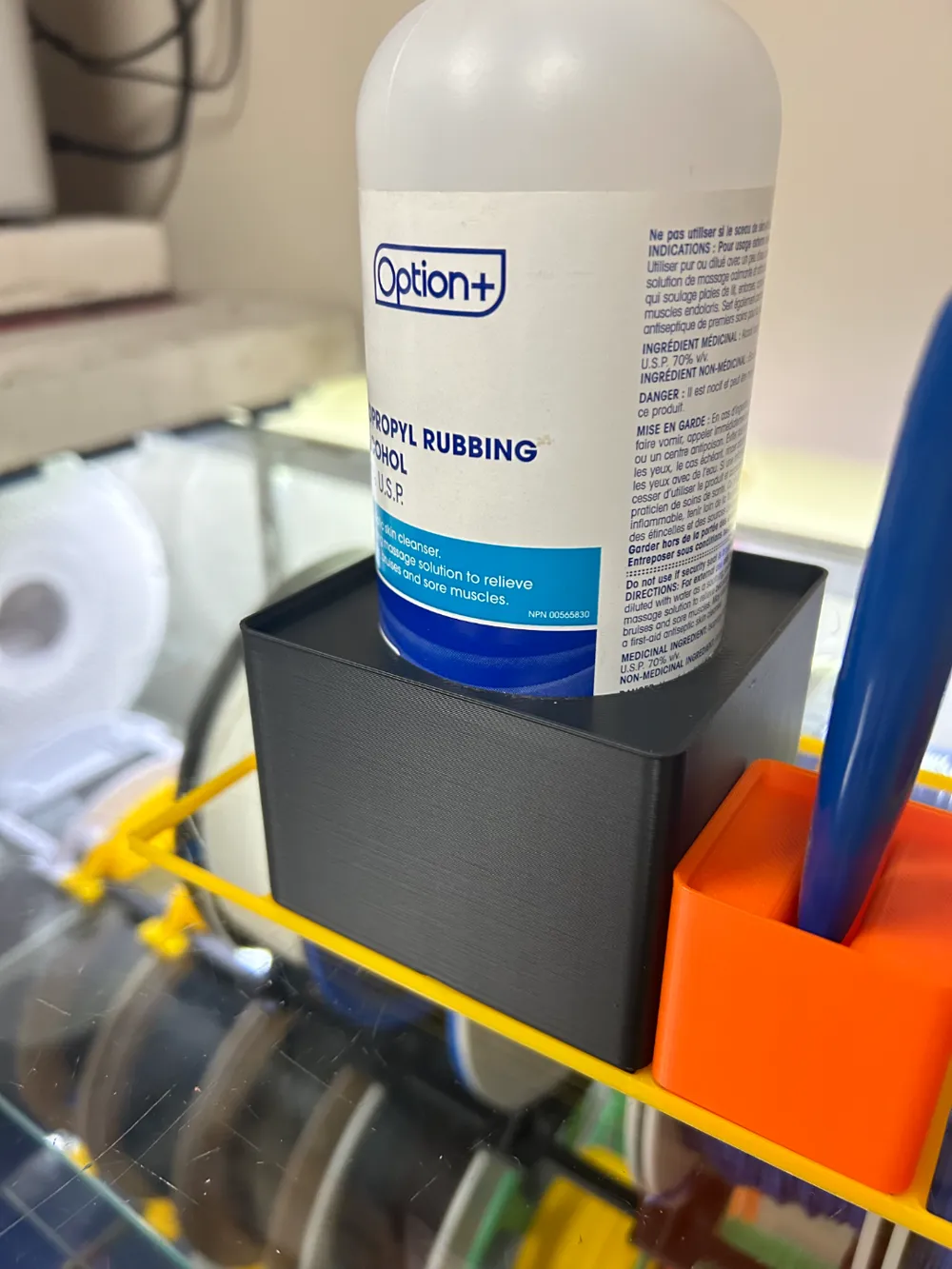 Gridfinity isopropyl Alcohol 450ml 67mm bottle Remixed by jf.marinaoka ...