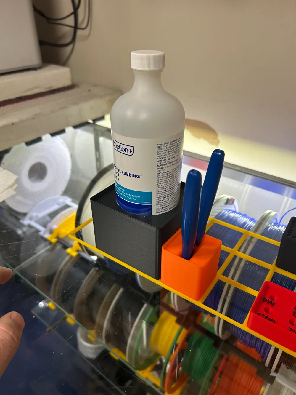 Gridfinity isopropyl Alcohol 450ml 67mm bottle Remixed by jf.marinaoka ...