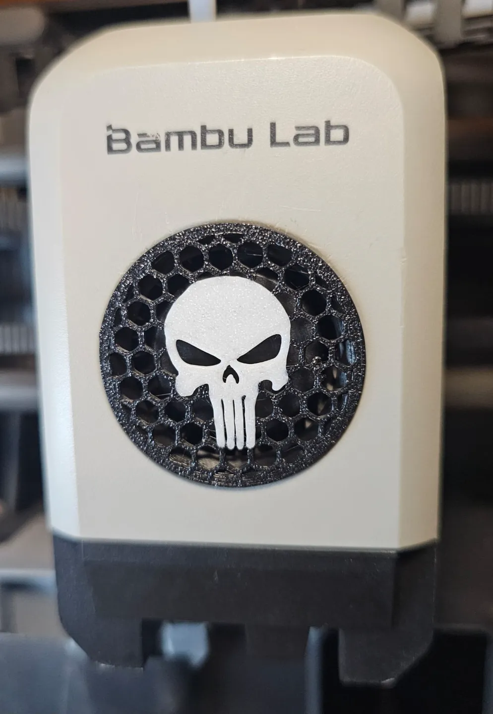 Punisher Fan Cover for Bambu Lab Printers! - Free 3D Print Model ...