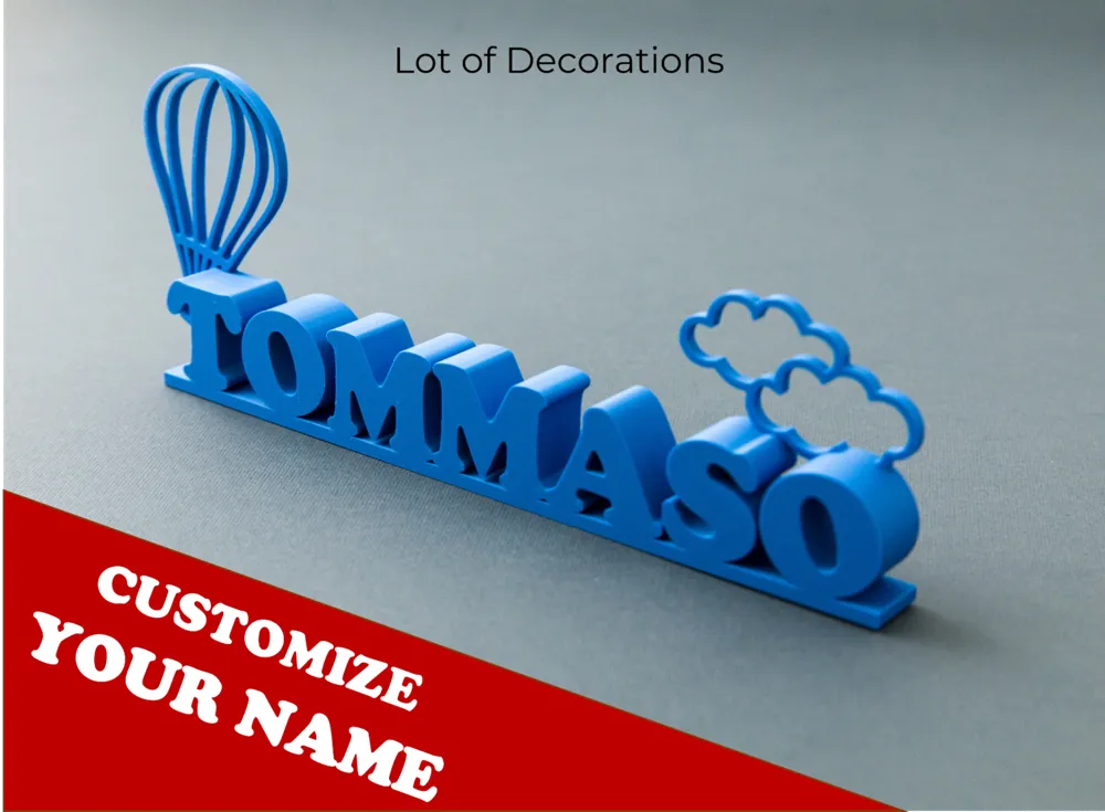 Gift personalized names kids - Free 3D Print Model - MakerWorld