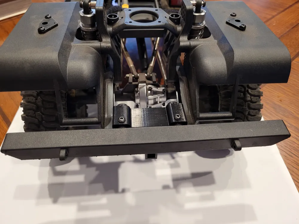 Redcat Gen9 Raised Rear Bumper with Hitch Reciever - Free 3D Print ...