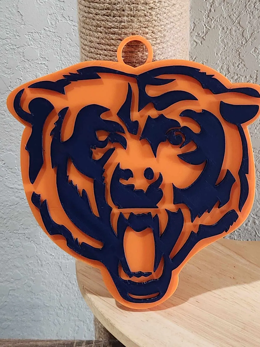 Chicago Bears Oversized Necklace, Pendant - Free 3D Print Model ...