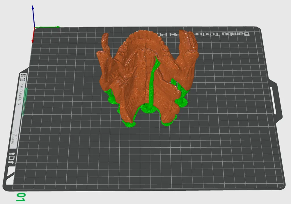 Human Mandible with Muscle Attachment Sites - Free 3D Print Model ...