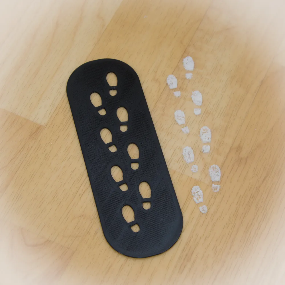 Footprint stencil for elves - Shoe stencil by P1Suser - MakerWorld