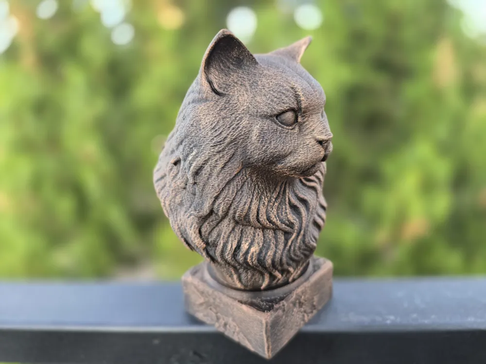 BRITISH LONG HAIRED CAT BUST by Messy_Panda MakerWorld: Download Free ...