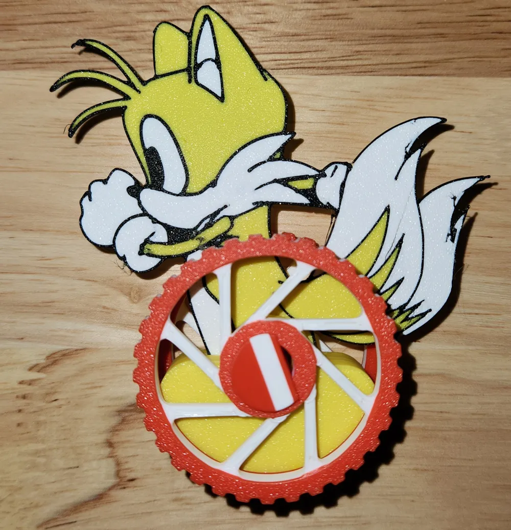 Tails - Sonic Hedgehog Self Balancing Toy - Free 3D Print Model ...