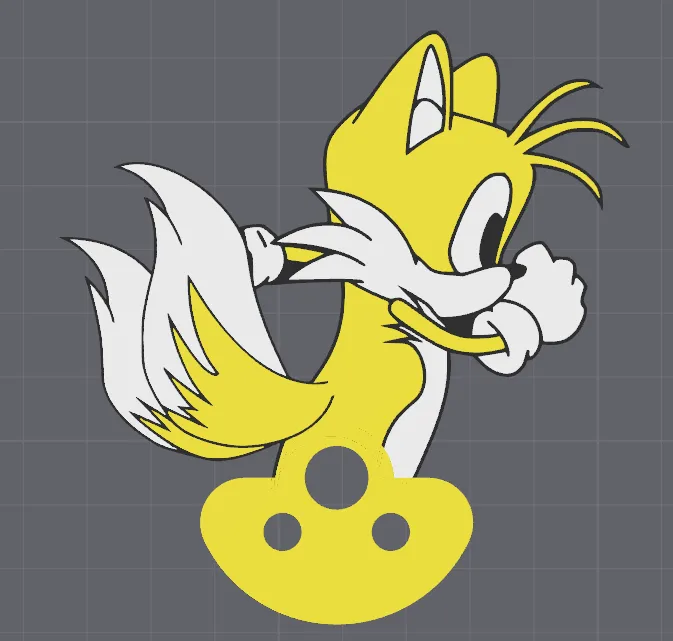Tails - Sonic Hedgehog Self Balancing Toy by apruett MakerWorld ...