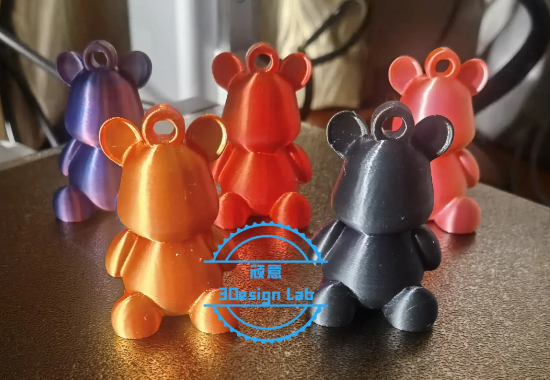 【Trendy Accessories】Four Bear Designs by 顽意 3D design Lab - MakerWorld