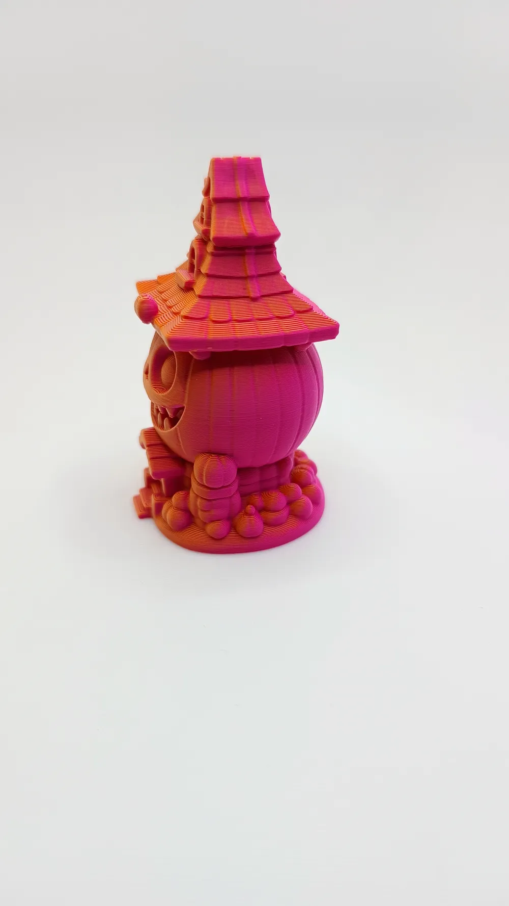 Pumpkin Hut with Grinning Face by 3D Dekoration MakerWorld: Download ...