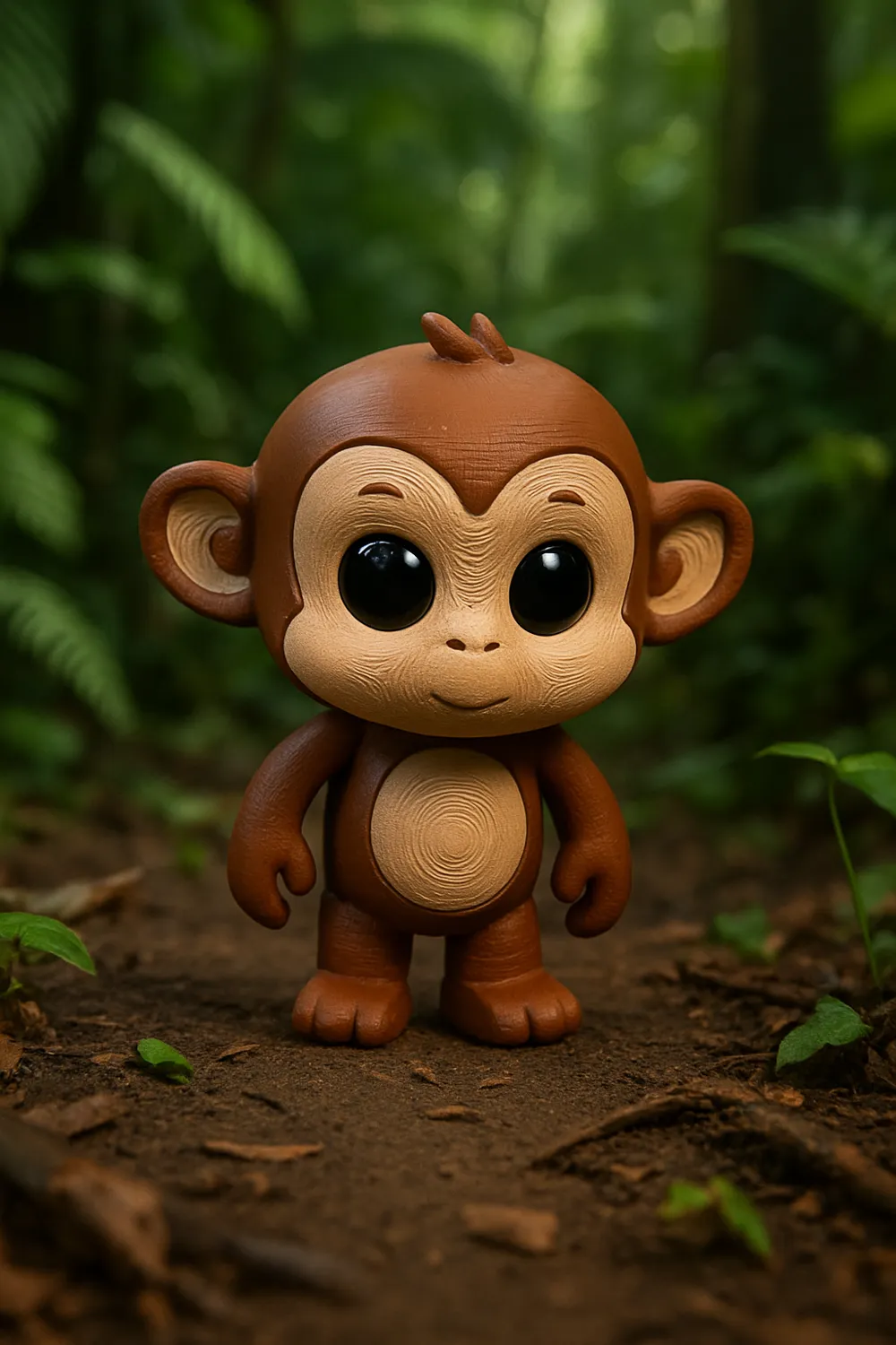 Monkey Articulating baby monkey - Free 3D Print Model - MakerWorld