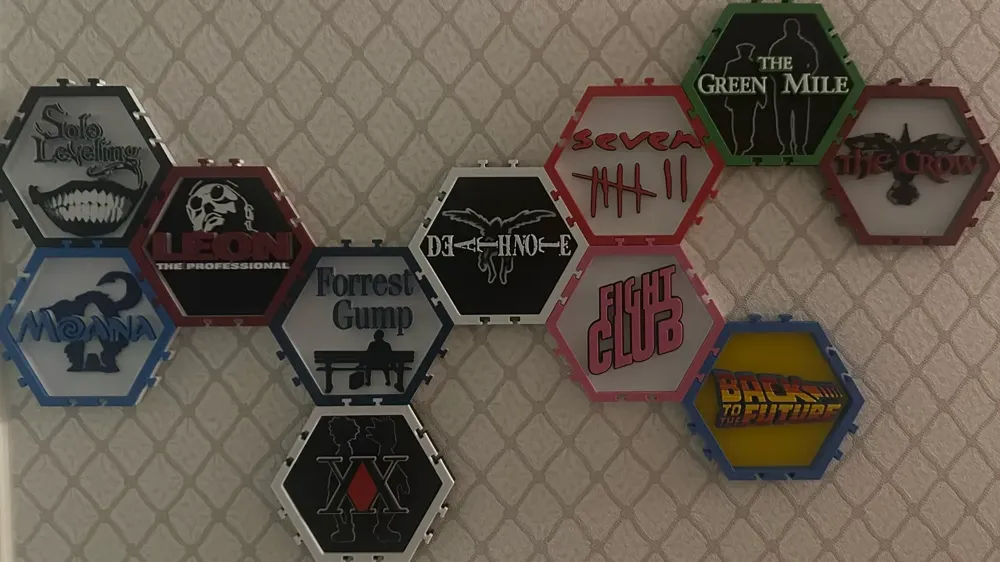 Forrest Gump Hexagon Sign by OzmenYaptiMakerWorld: Download Free 3D Models